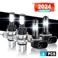 Fit Hyundai Accent 2000-2017 4x LED Headlight Hi/Lo +Fog Light Combo ...