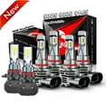 Fit Jeep Commander 2006-2010 LED Headlight Hi/Lo Beam+Fog Light Bulbs ...