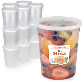 32 Oz Plastic Containers Lids
