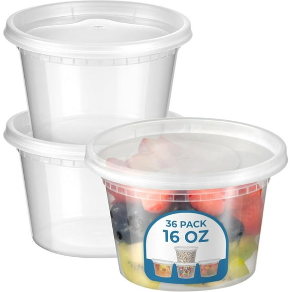16 Oz Containers with Lids
