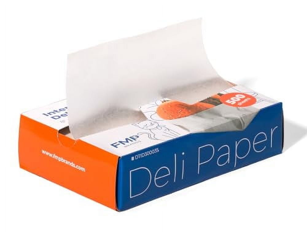 Fit Meal Prep Deli Paper [500 Pack] 8x10.75" Grease-Proof, Waterproof ...