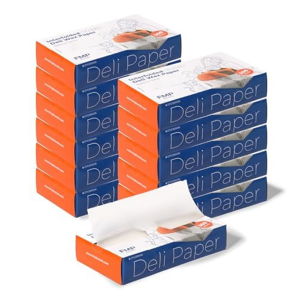 Fit Meal Prep [6000 Pack] 10 x 10.75" Wax Paper Sheets for Food ...