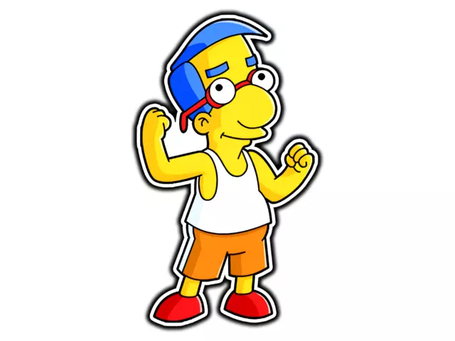 Fit Milhouse Waterproof Sticker Phone Decal Water Bottle Stickers Car ...