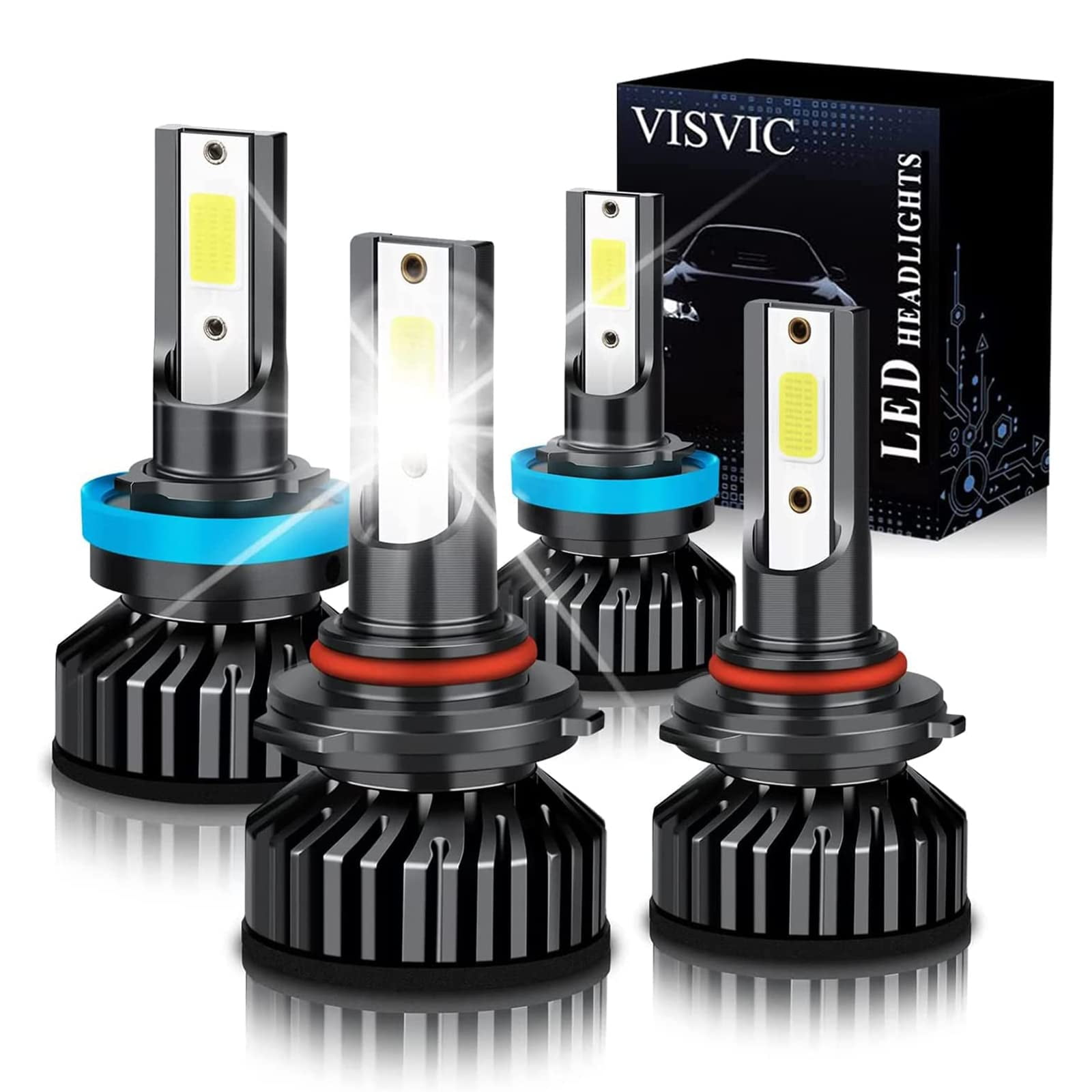 Fit For Nissan Altima (2019-2022) LED Headlight Bulbs,9005+H11 High/Low ...