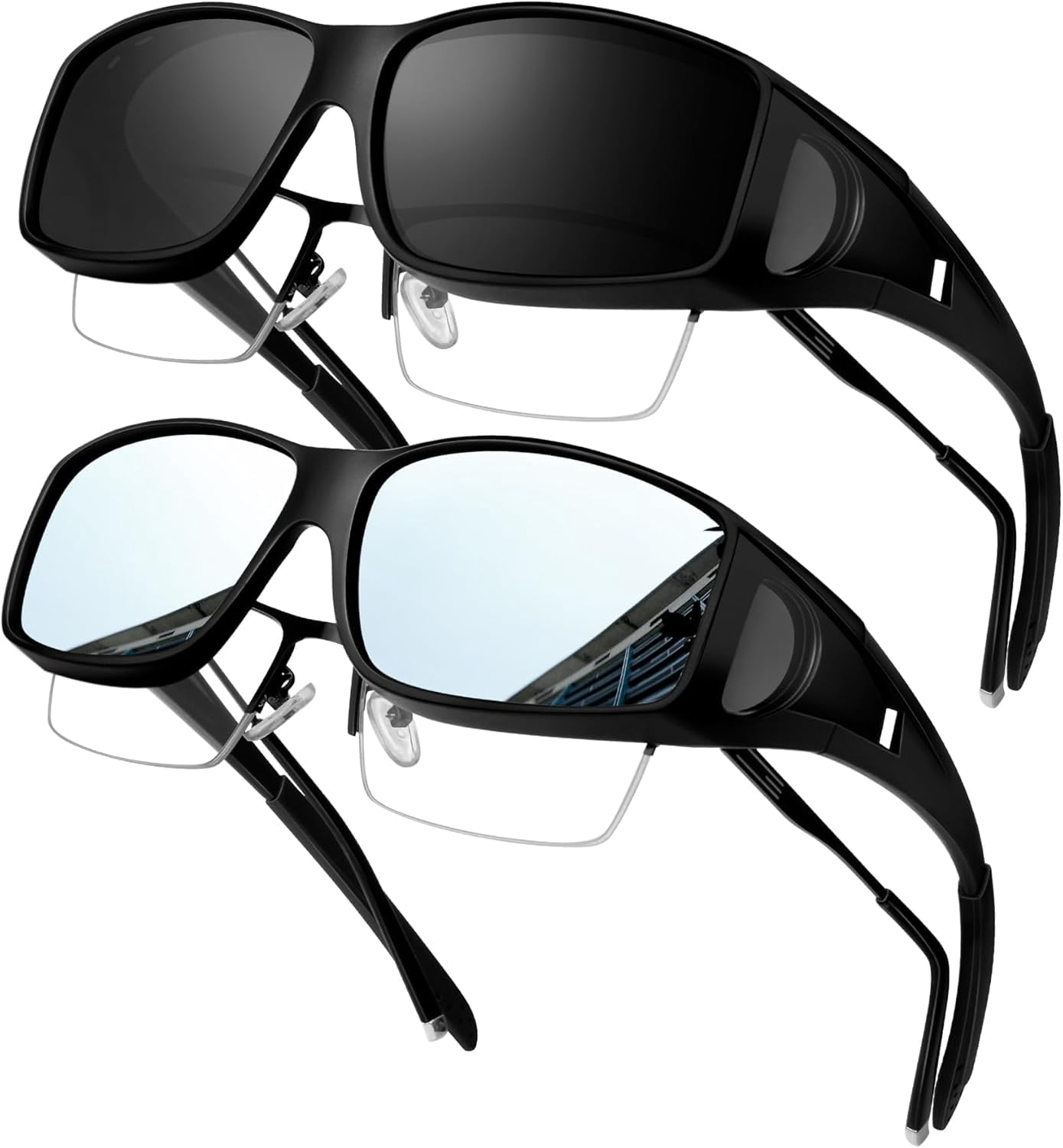 Fit Over Glasses for Men Women Polarized UV400 Protection Fashion Wrap ...