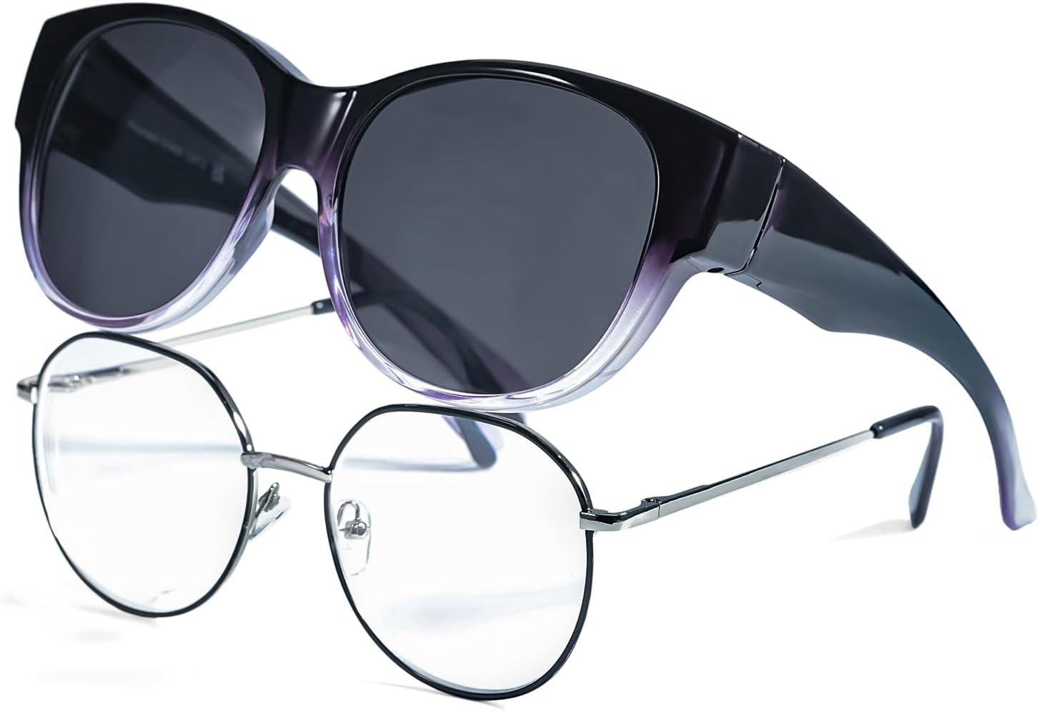 Fit Over Sunglasses for Women Men Polarized Wear Over Eyeglasses with ...