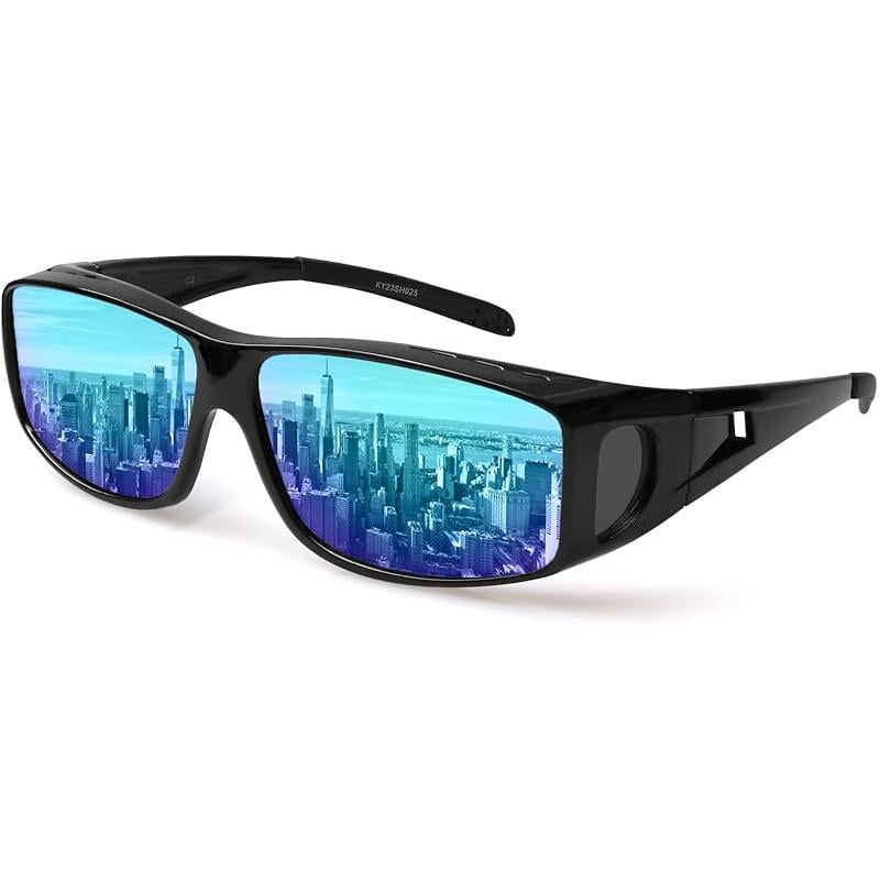 Fit Over Wrap Sunglasses Polarized Lens Wear Over Eyeglasses 100% UV ...