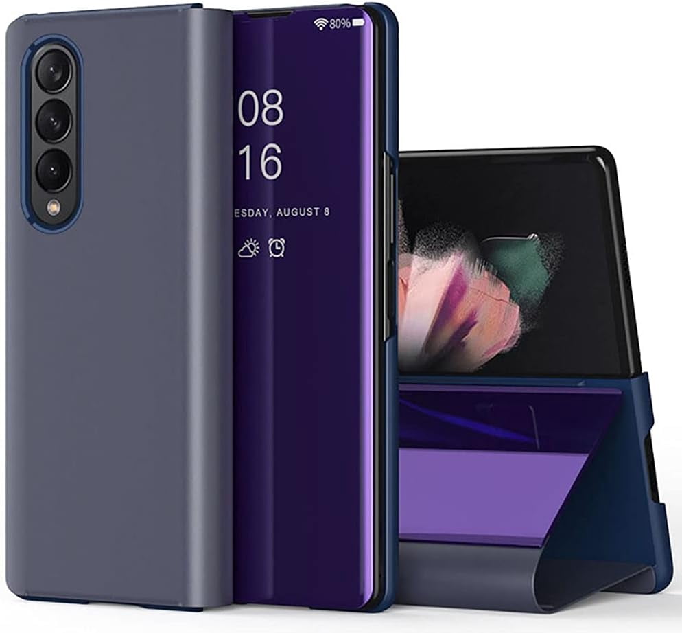 Fit for Samsung Galaxy Z Fold 3 5G Mirror Case for Girls Women, Ultra ...