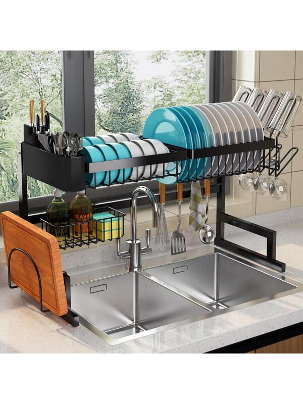 Fit Sink 24 5 32 L 2023 Version Over Sink Dish Drying Rack Expandable