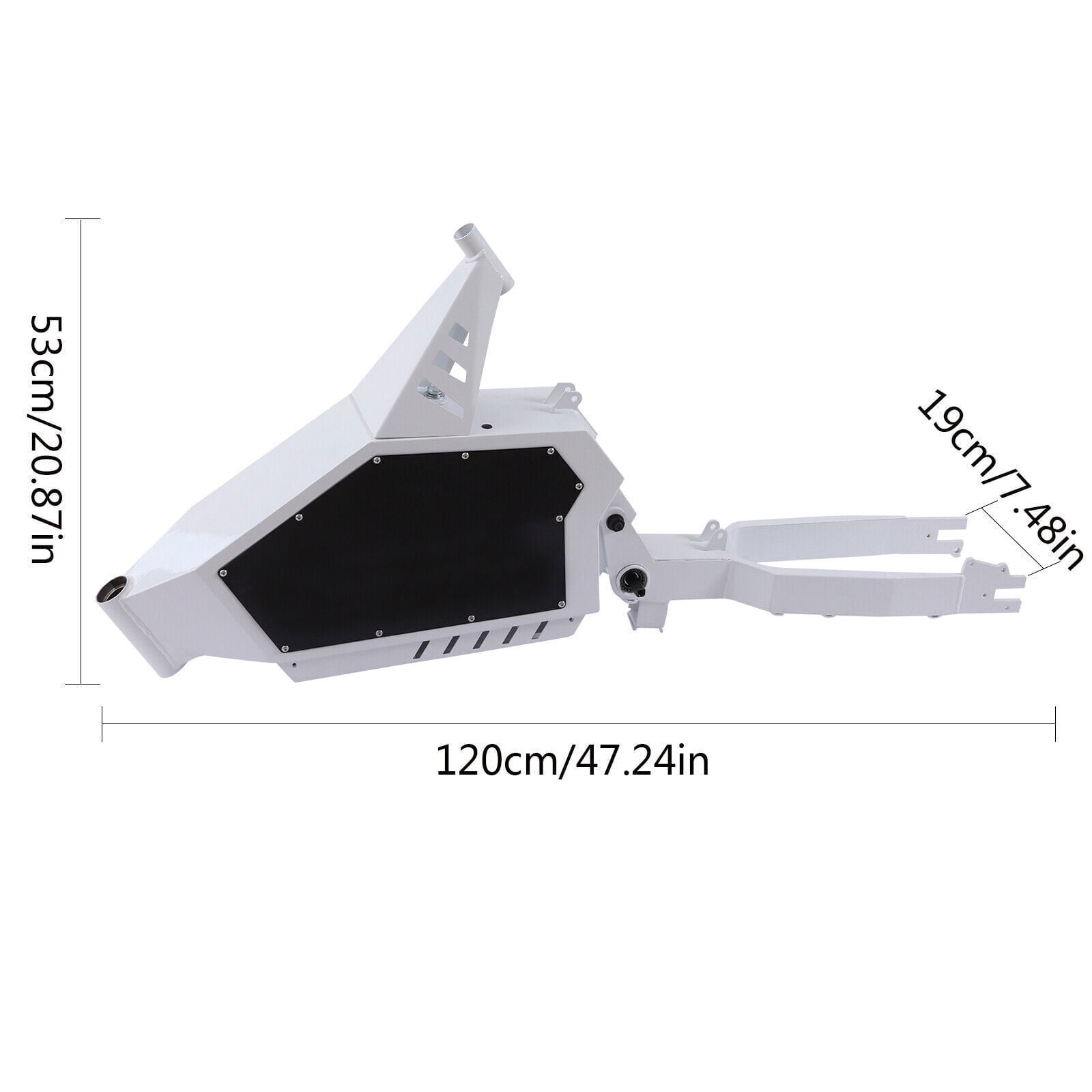 Fit Stealth Bomber Electric Bike Adjustable E-Bike Frame Bicycle Frame ...