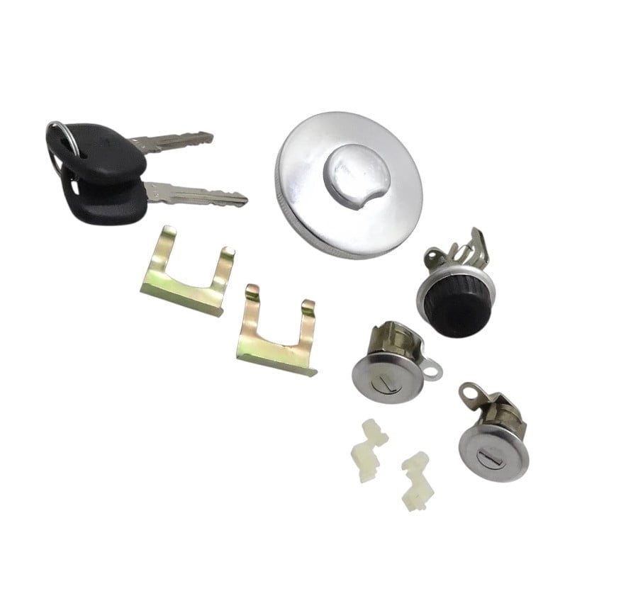 Fit Suzuki Samurai Sierra Lockable Fuel Cap + Door Glove Box Lock Set ...