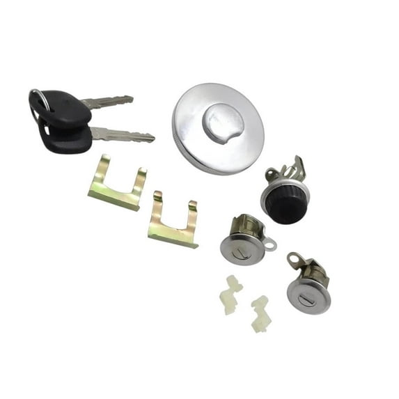 Fit Suzuki Samurai Sierra Lockable Fuel Cap + Door Glove Box Lock Set ...