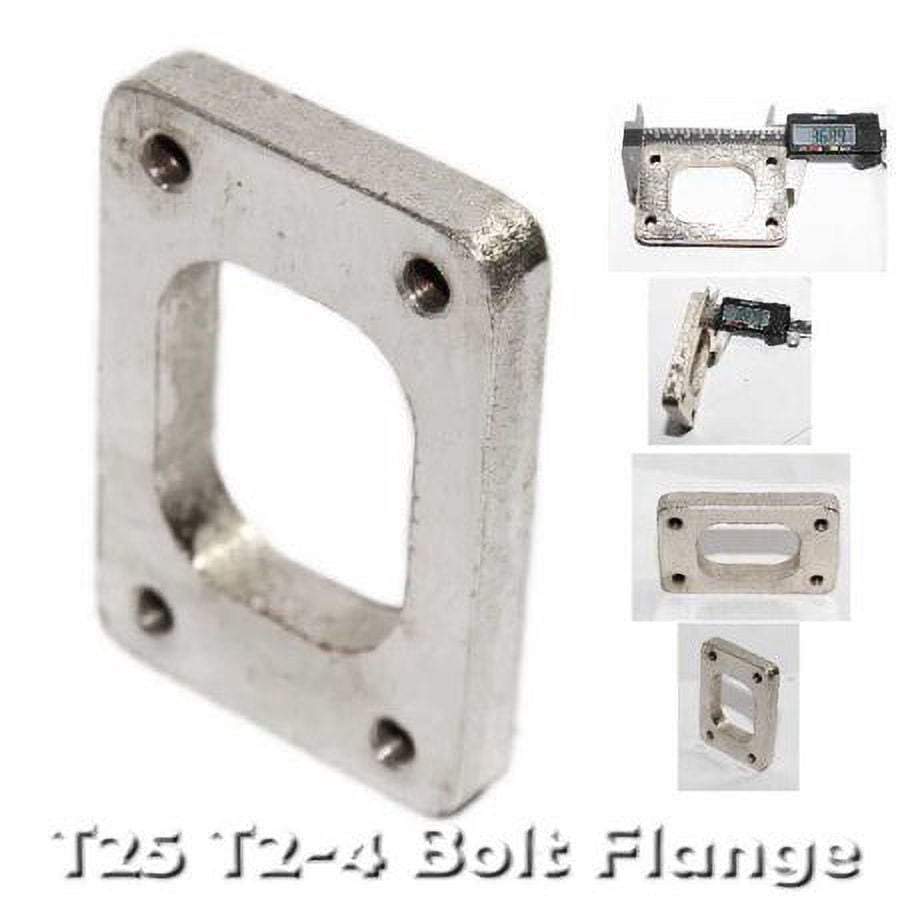 Fit Turbo T25 T28 GT25 GT28R GT2876R Turbo Inlet Exhaust 4 Bolt Flange ...
