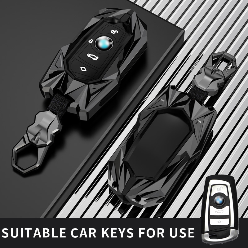 Fit fo bmw car key case ring cover chain holder 1 2 3 4 5 6 7 Series X1 ...