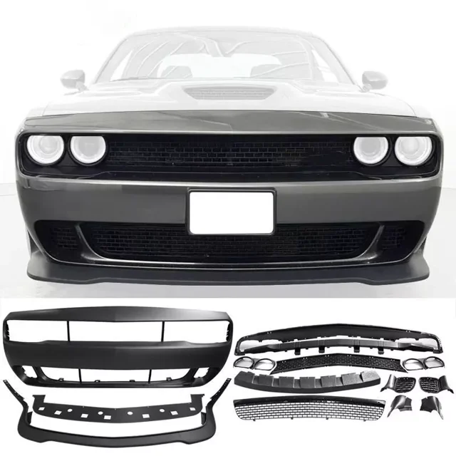 Fit for 2015-2023 Dodge Challenger Hellcat Style Front Bumper Cover w ...