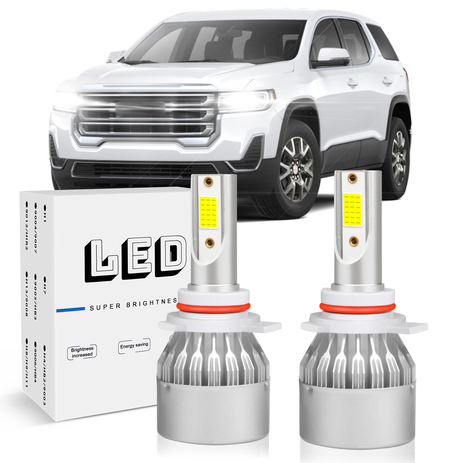 Fit for GMC Acadia 2013 2014 2015 2016 2017 2018 - 2PC 9012 LED ...