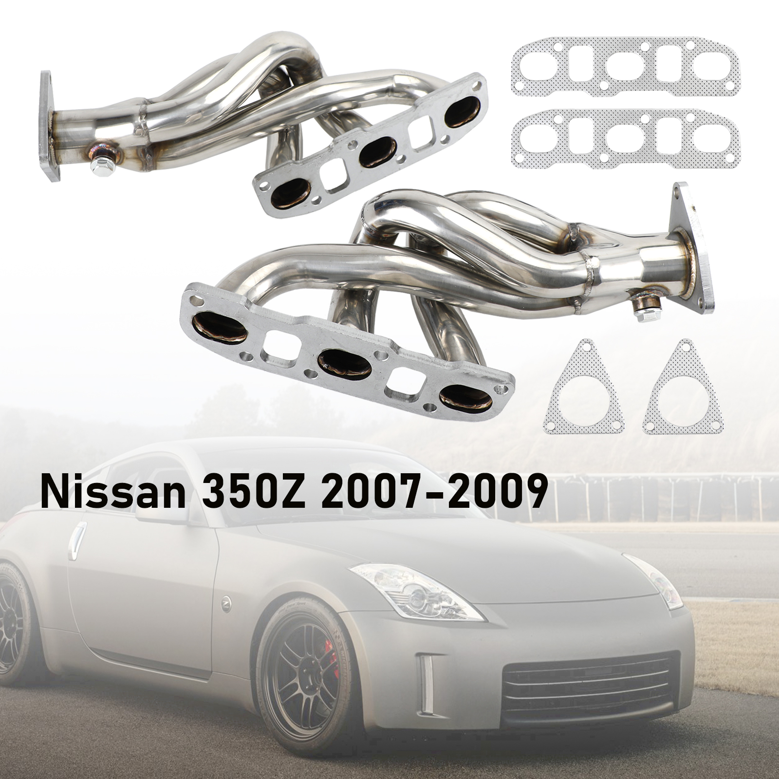 Jcarpart Stainless Steel Exhaust Header Manifold for Infiniti G37 ...