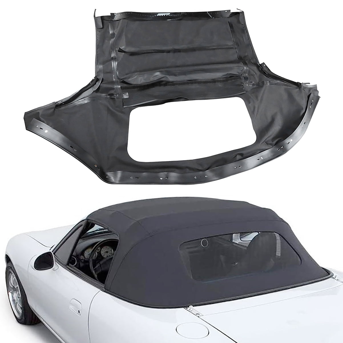 Fit for Mazda Miata / MX5 1990-2005 Convertible Soft Top with Release ...