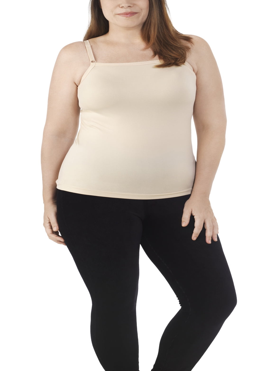Fit for Me by Fruit of the Loom Seamless Camisole, 2 Pack Plus Size ...