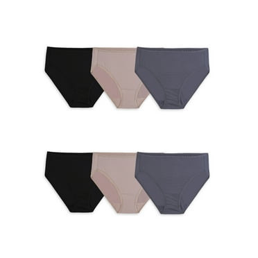 Women's Seamless Low Rise Brief, 6 Pack - Walmart.com