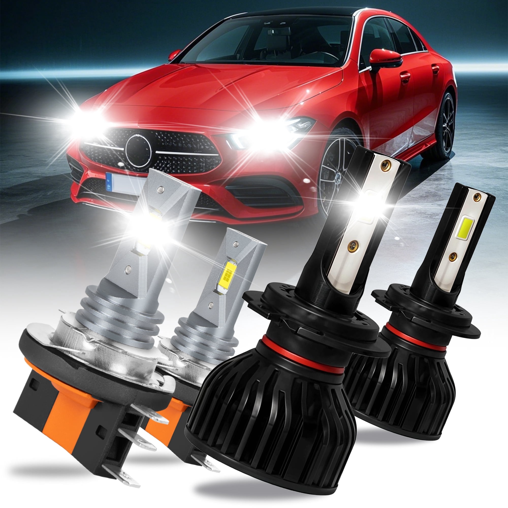 Fit for Mercedes-Benz CLA250 2014 2015 2016-2019 Headlight Bulbs High ...