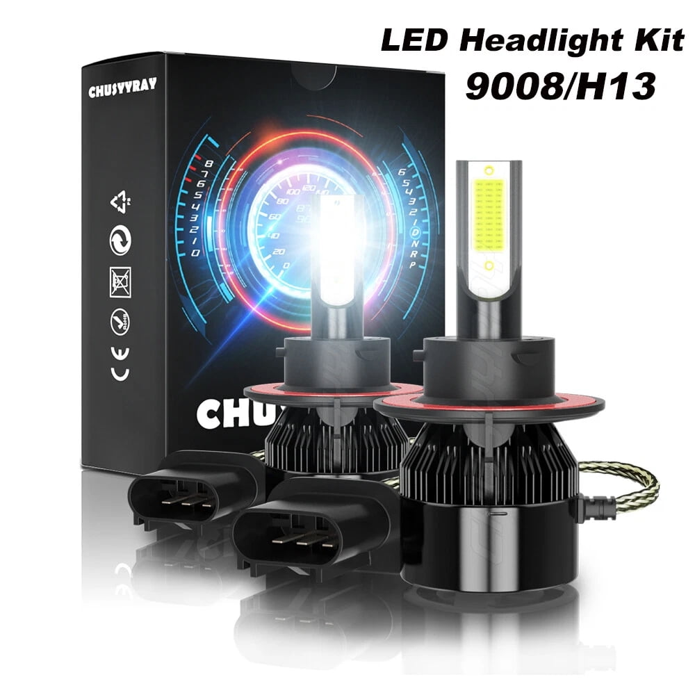 CHUSYYRAY 9008 H13 LED Headlight Bulbs High Low Light Compatible for ...