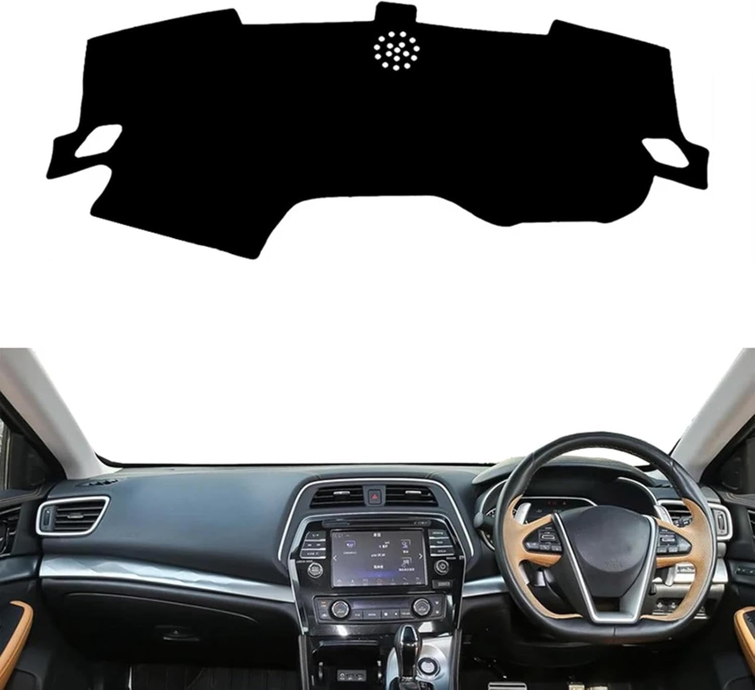 Fit for Nissan Maxima 2016-2023,Dash Cover,Dash Mat Dashboard Cover,Black Dash Board Cover Mat ...