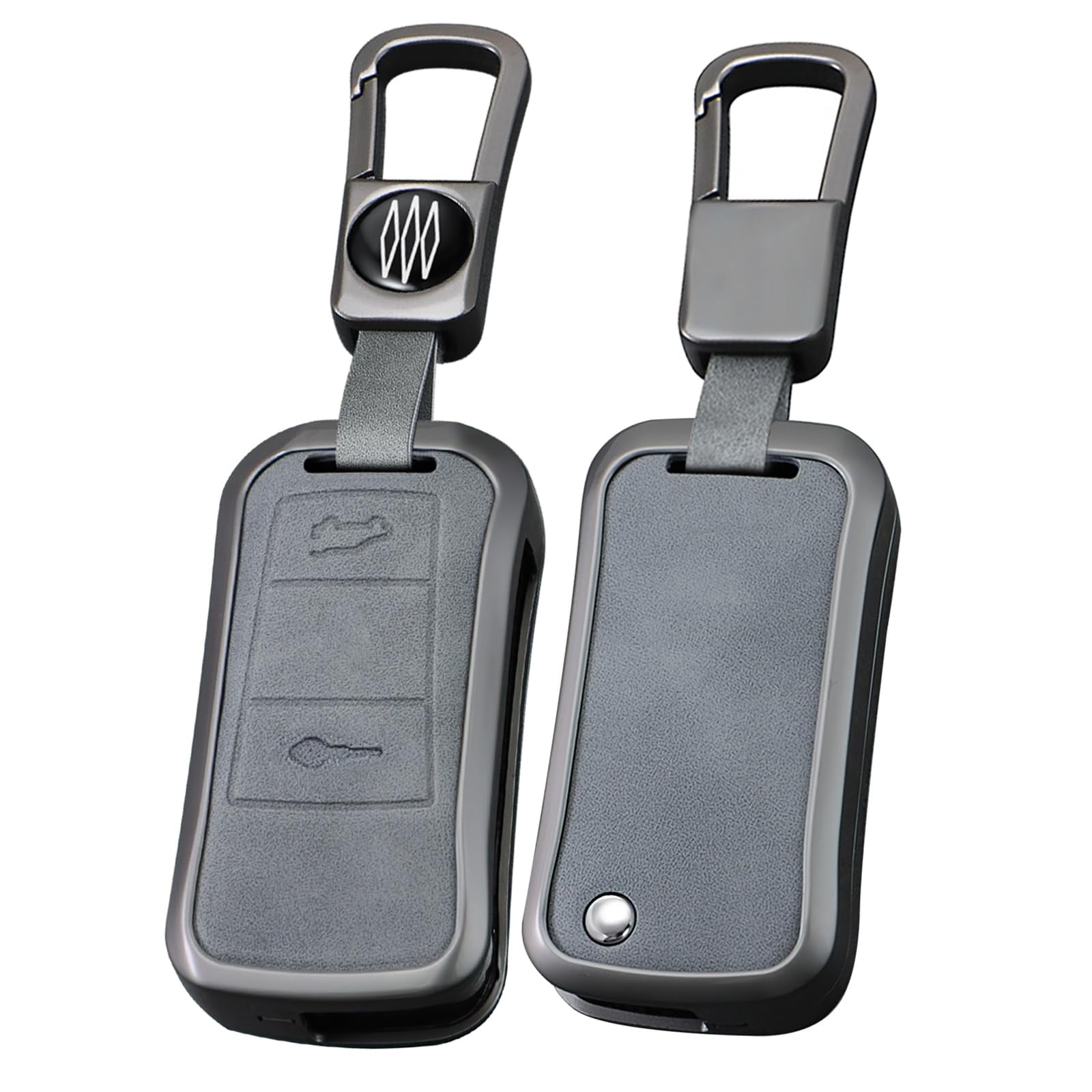 Fit for Porsche Key Fob Cover with Keychain Key Fob Protector Shell ...