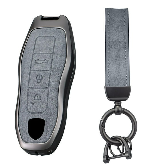 Fit for Porsche Key Fob Cover with Keychain Key Fob Protector Shell ...