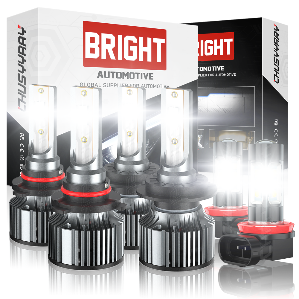 Fit for Suzuki Grand Vitara 2006-2013 LED Headlight Hi/Lo Fog Light Combo Bulbs Kit 1:1 Design ...