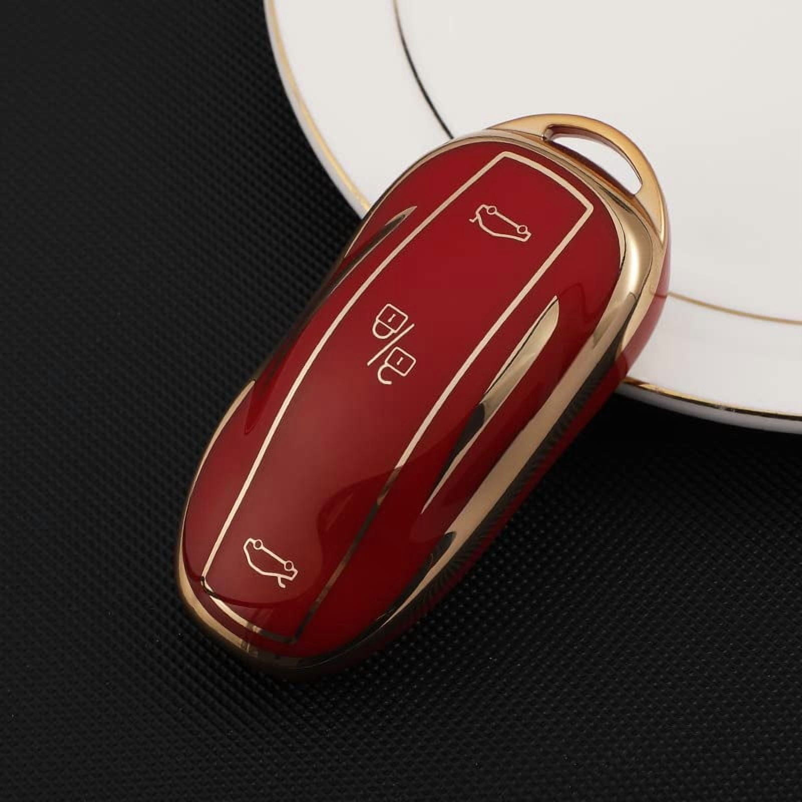 Fit for Tesla Fit for Model X Key Fob Cover Keyless Full Protection ...