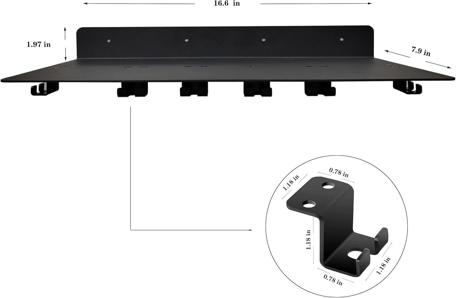 Fit for Tonal Accessories Shelf Tonal Gym Accessory Floating Shelves ...