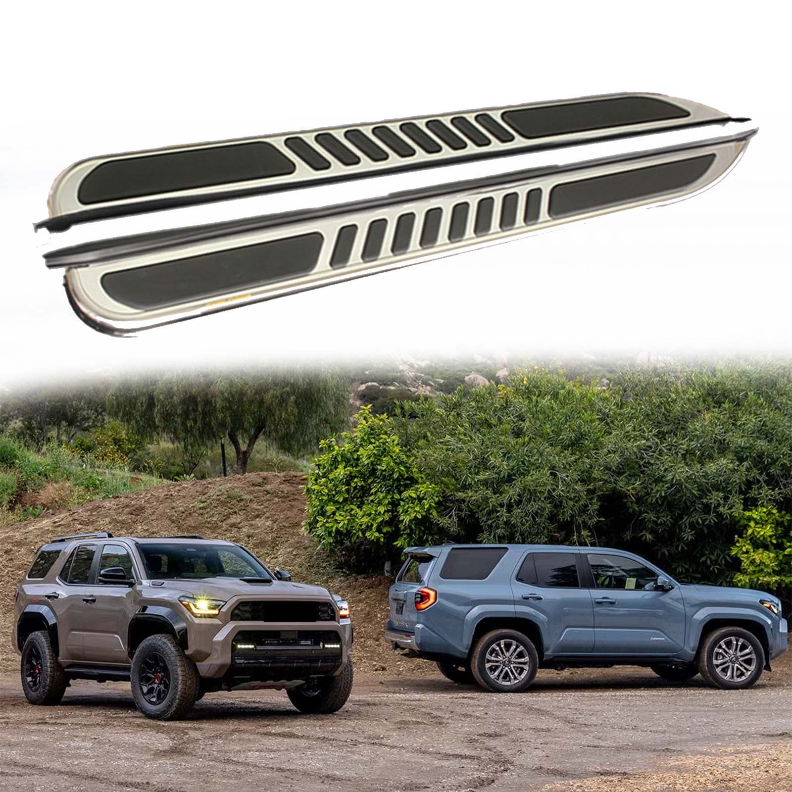 Fit for Toyota 4 Runner 4Runner 2025 2026 2Pcs Aluminum Running Boards ...