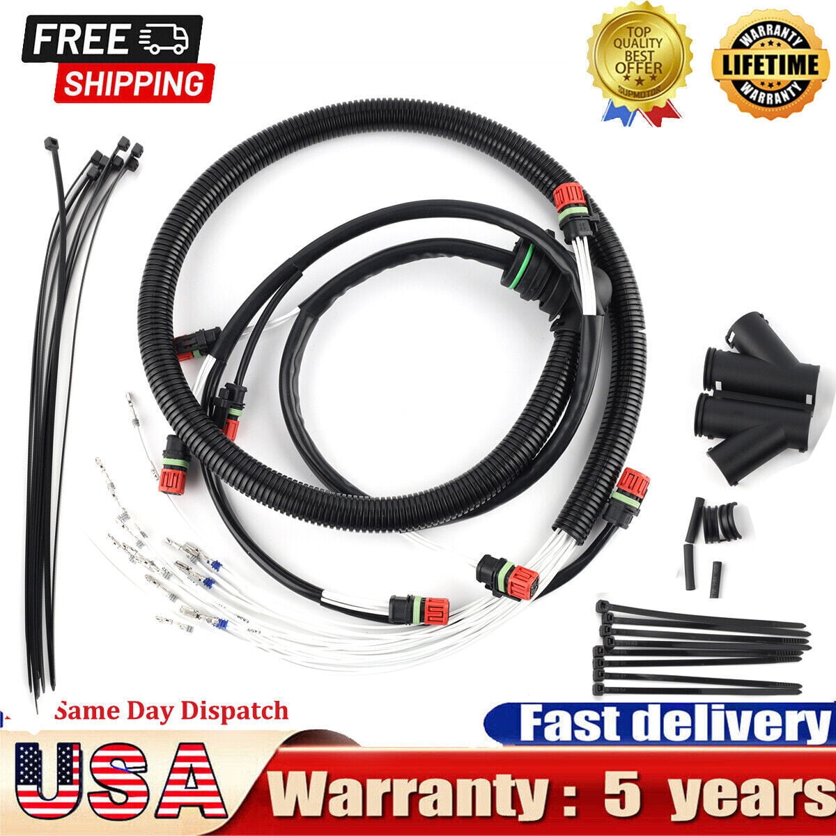 Fit for Volvo Truck 1 Engine Injector Wire Harness Kit 7422248490 ...