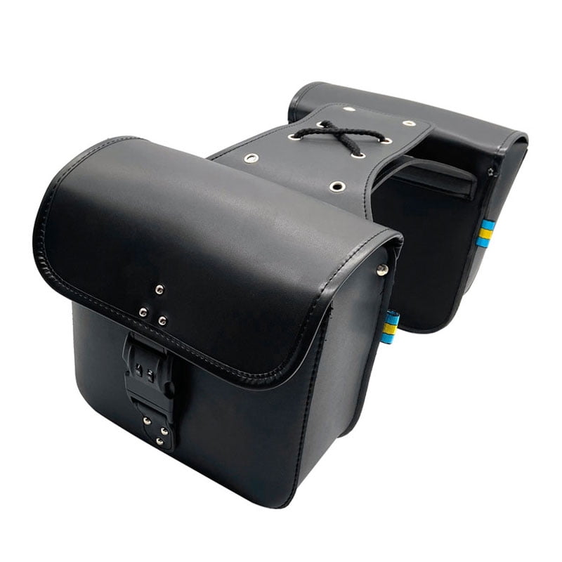 Fit for sportster softail dyna motorcycle saddlebags universal throw ...