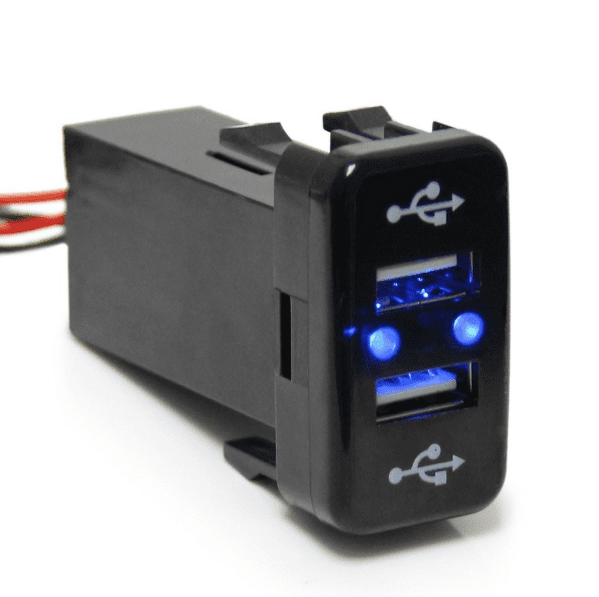 Fit in Toyota Dual USB Outlets Ports Phone Charging Station, Power ...