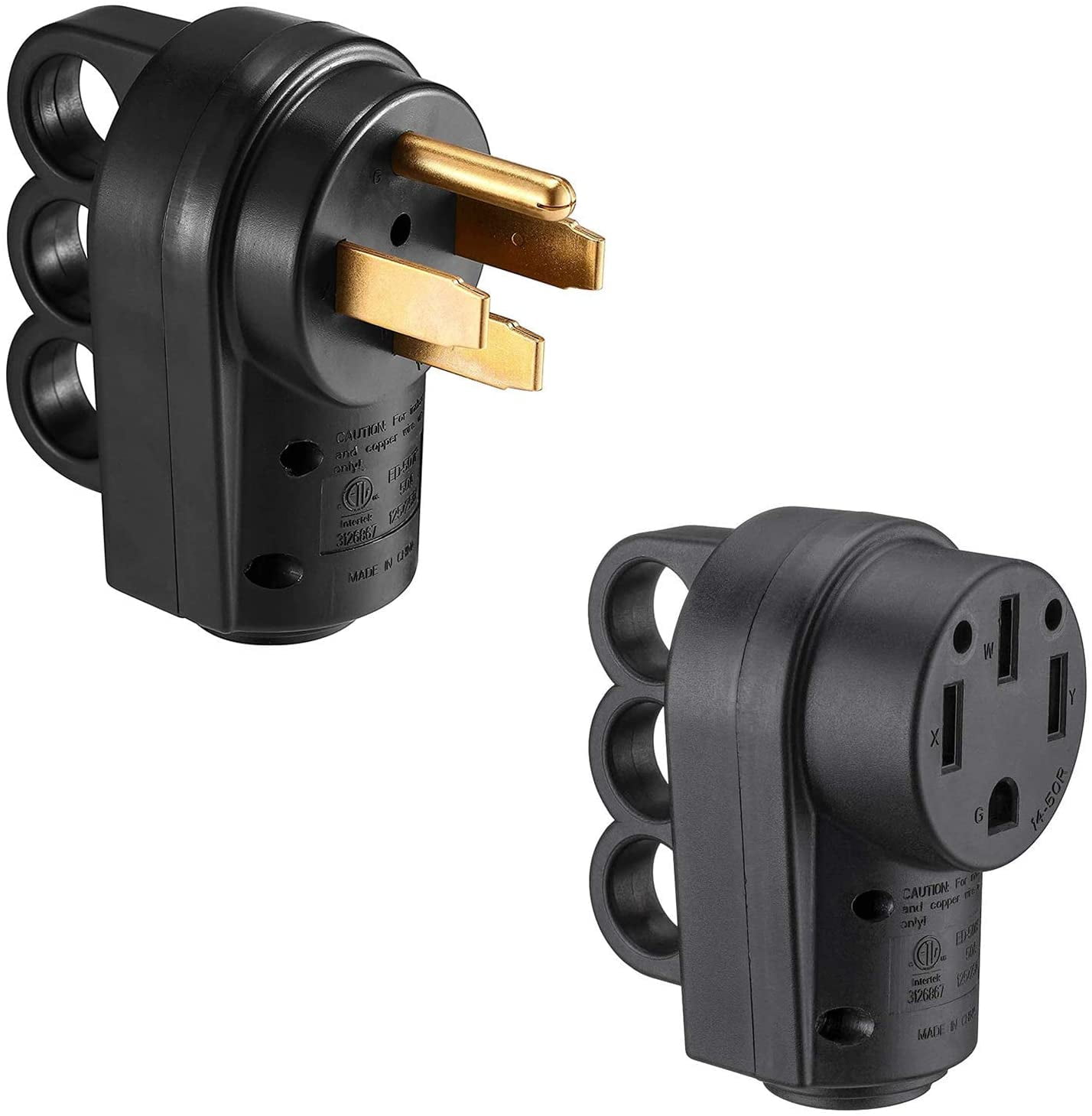 Fit to 50 Amp RV Plug Replacement – RV Electrical Adaptors RV Plug ...