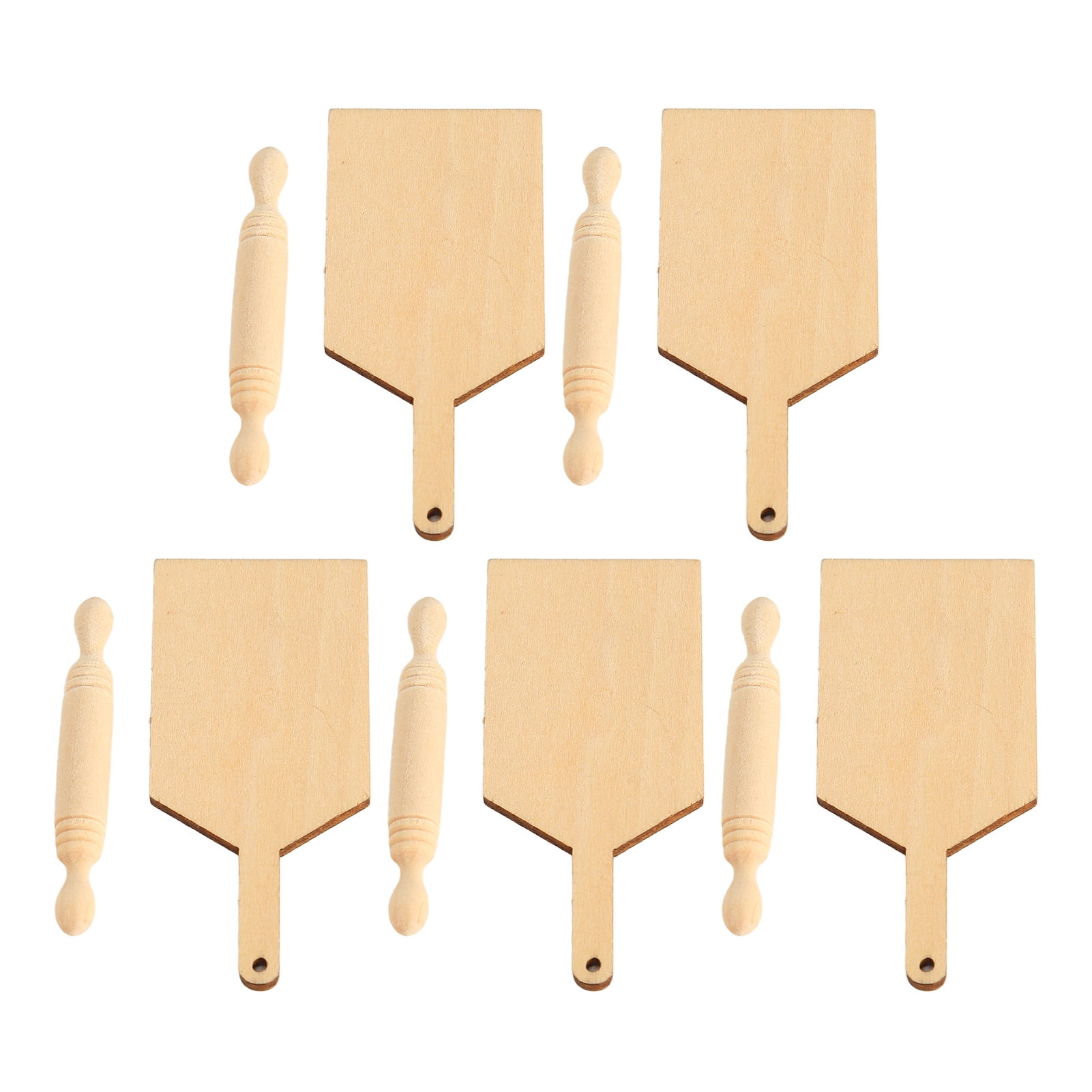 FitBest 5 Sets Of Miniature Kitchen Tableware, Rolling Pin And Chopping ...