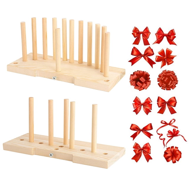 FitBest Bow Tie Machine,Wooden Wreath Bow Maker Tool,Bowknot Maker ...