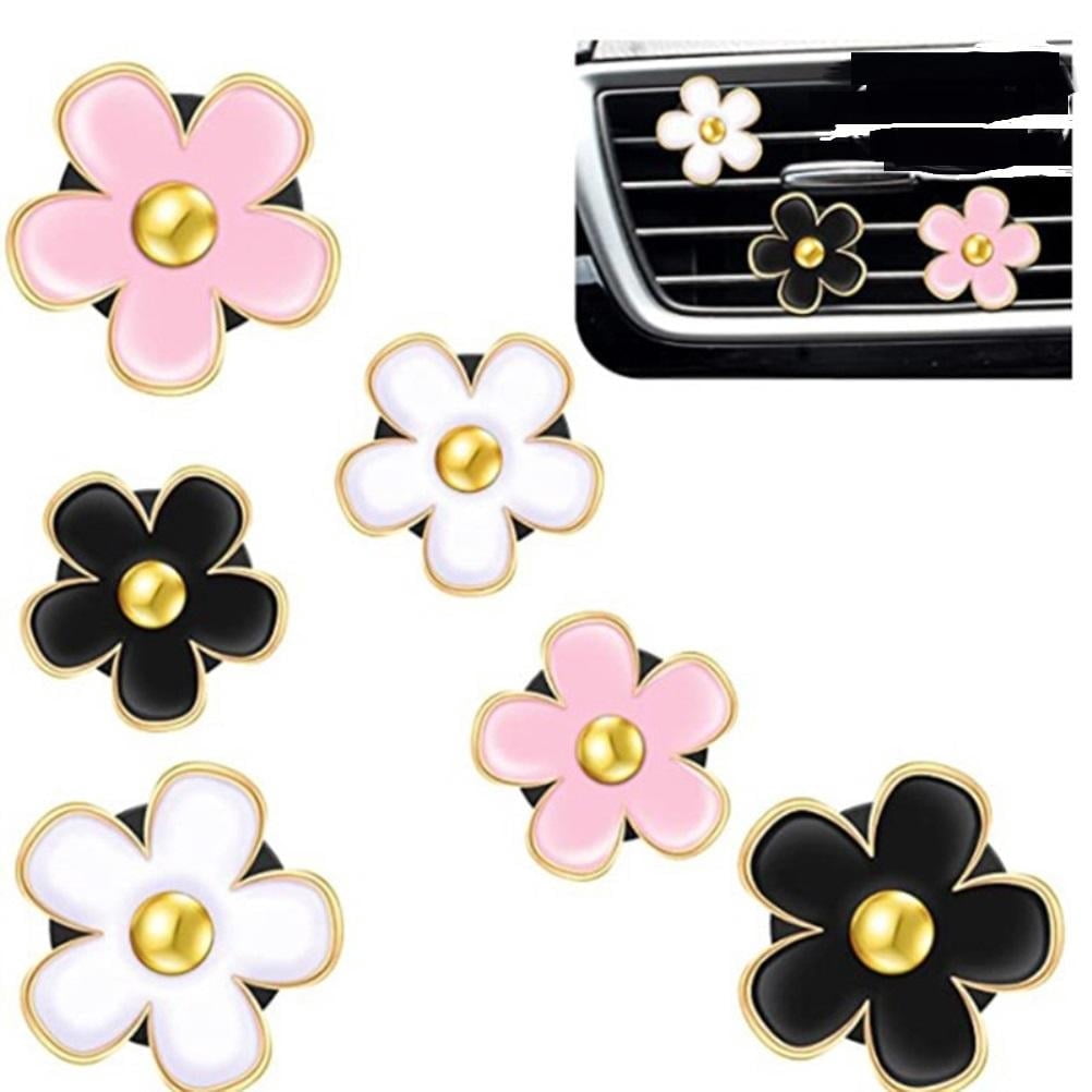 FitBest 6Pcs Flowers Shape Car Air Vent Clips Air Vent Decorations,Car ...