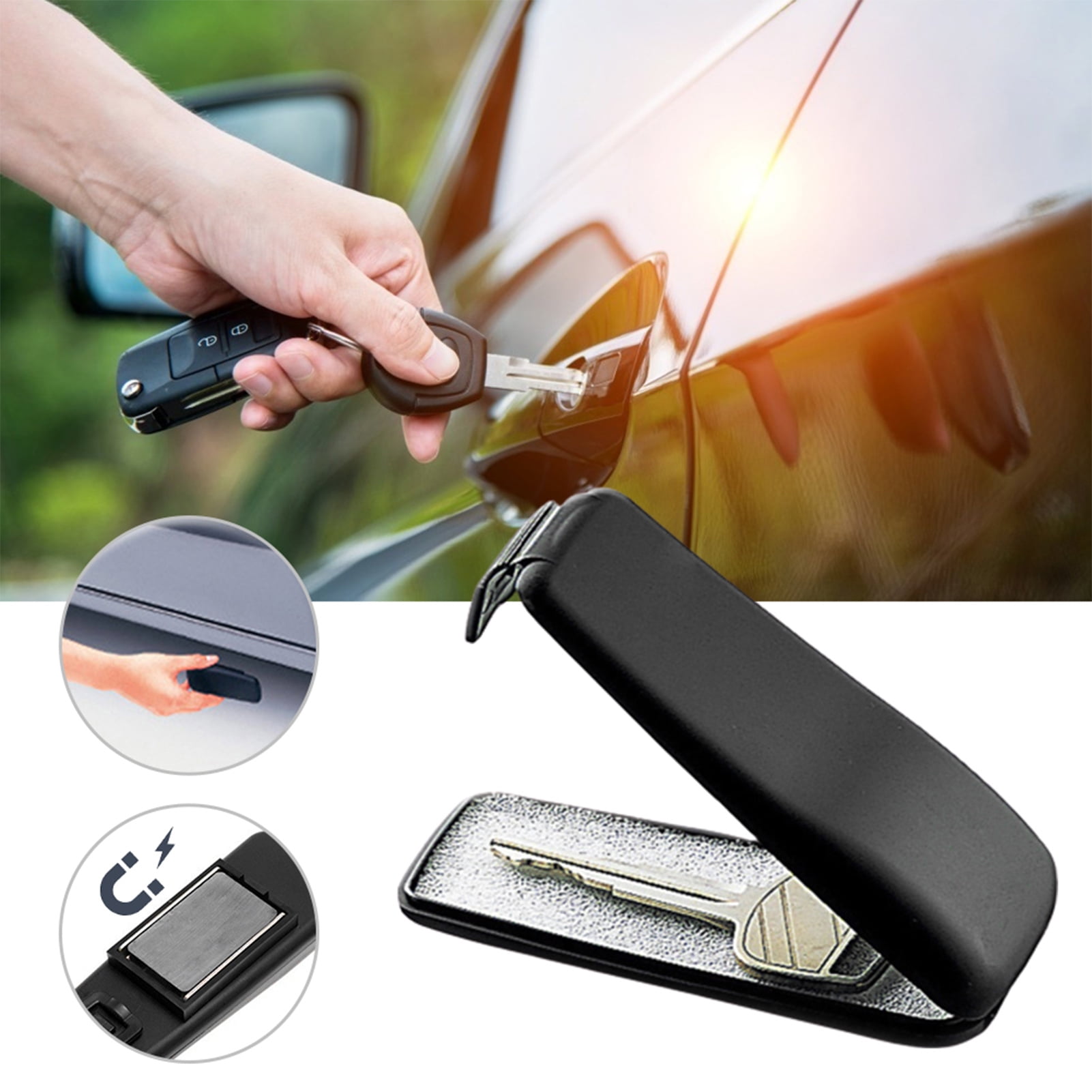 FitBest Car Key Box Buckle Car Coin Box Mini Emergency Key Bag ...