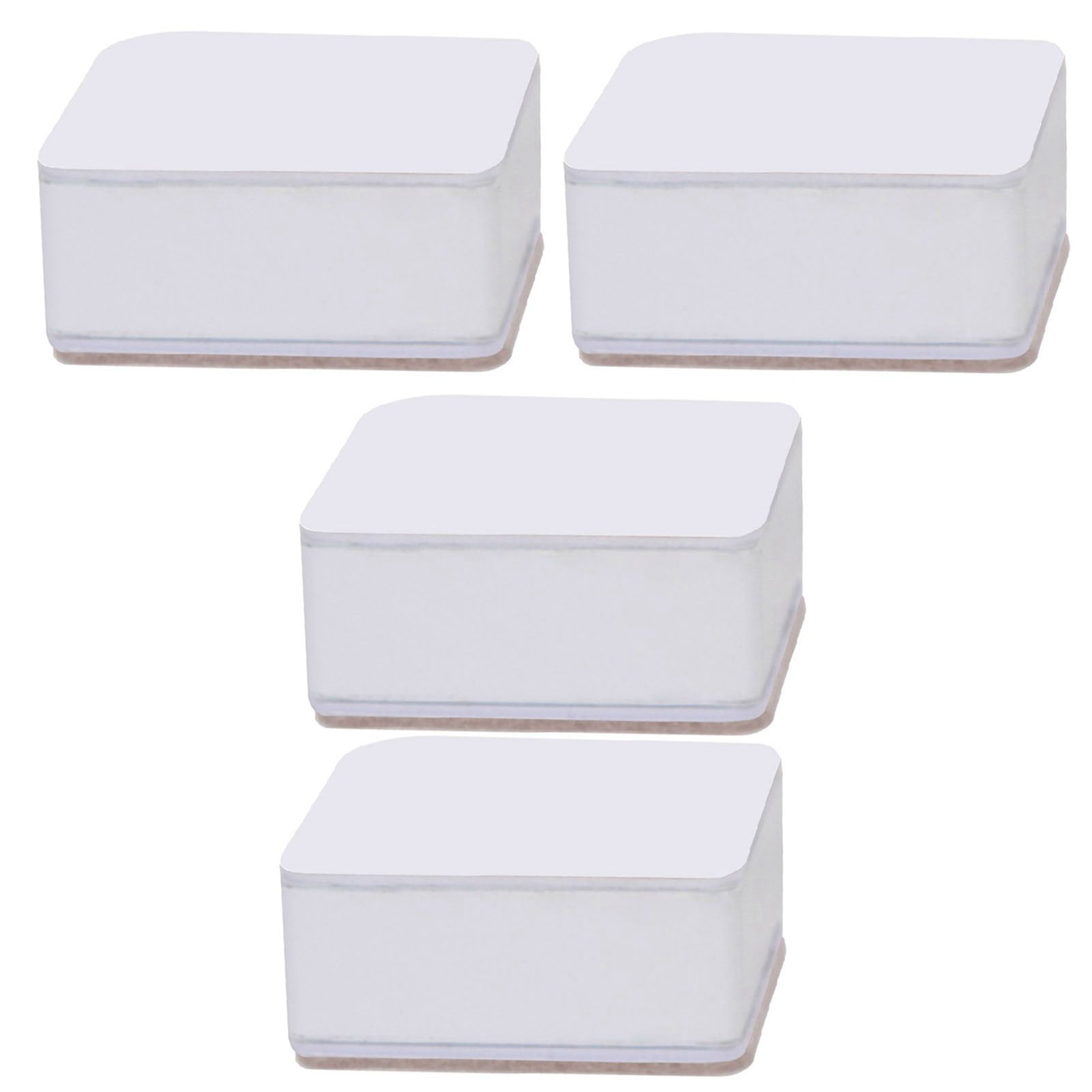FitBest Carbon Steel Furniture Risers Self Adhesive Furniture Lift Anti ...