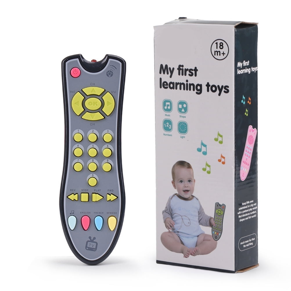 FitBest 1Pcs Infant TV Simulation Remote Control with Music,English ...