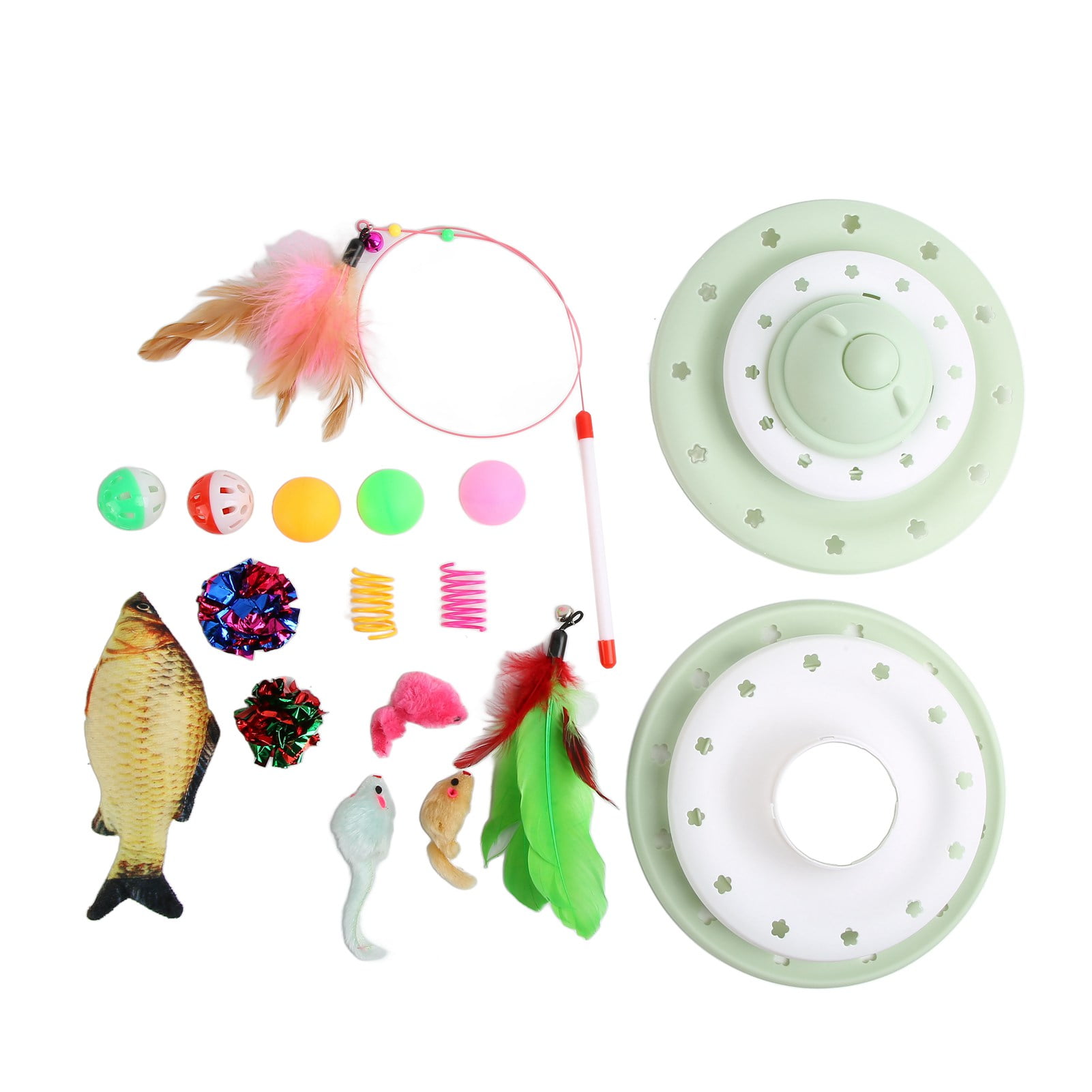 FitBest Kitten Roller Toys Set 3 Layer Tower Rounded Corners ...