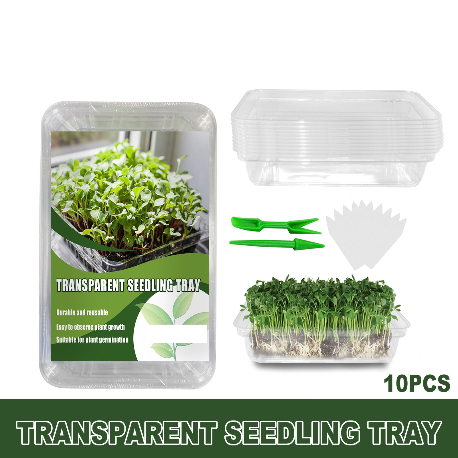 FitBest Plant And Vegetable Seedling Tray Set Gardening Seedling Pot ...