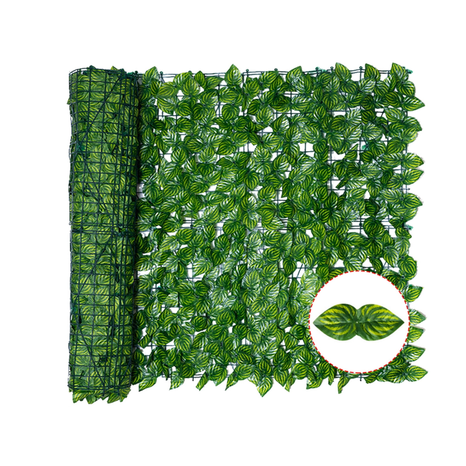 FitBest Simulated Leaf Fence, Artificial Balcony Fence, Garden Rattan ...
