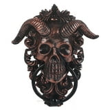 FitBest Wall Hanging Plaque,Cape God Skull Heavy Gothic Knocker ...