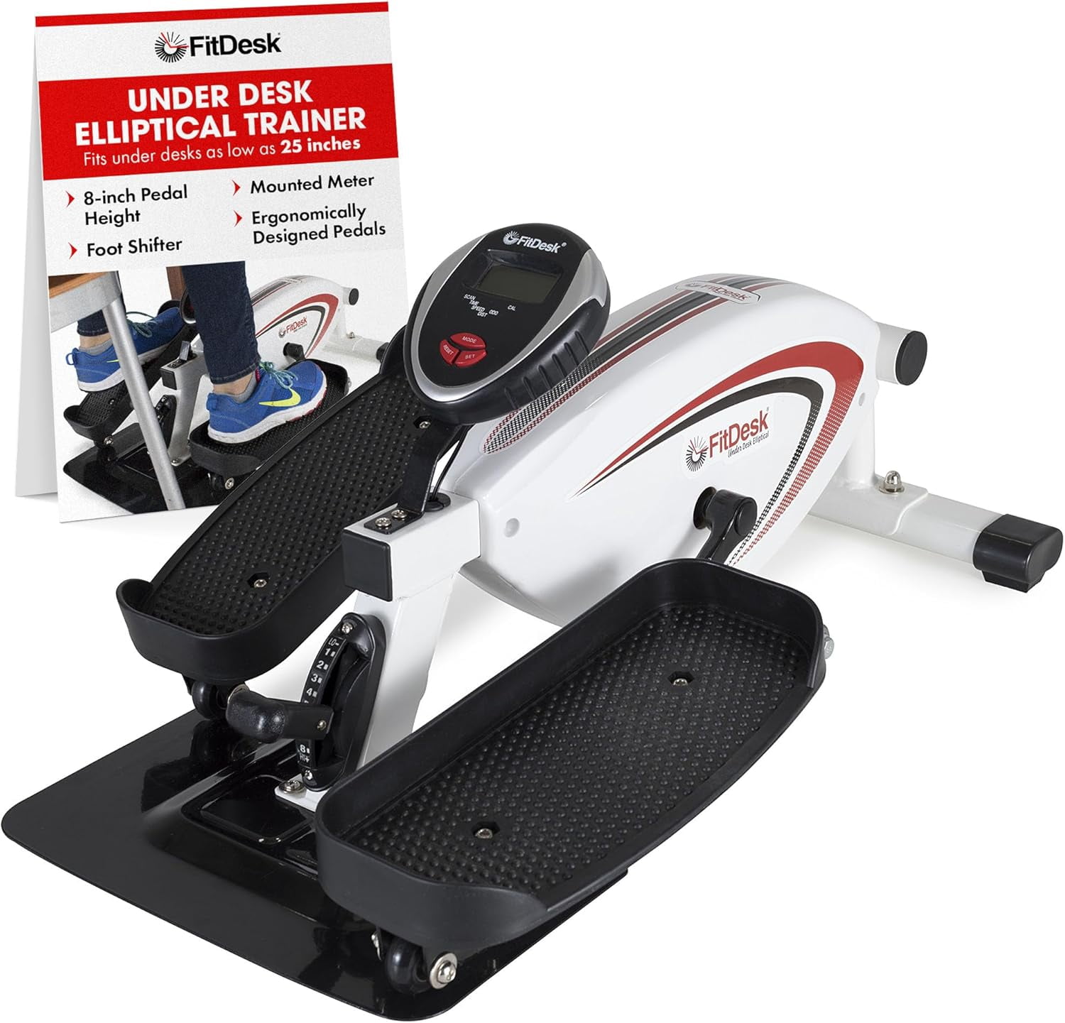 FitDesk Under Desk Bike Pedal Machine with Magnetic Resistance for ...