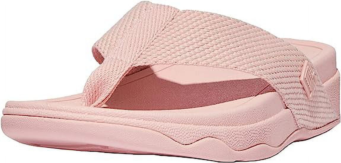 FitFlop Surfa Pink Salt Mix Open Toe Slip On Flat Thong Flip Flop ...