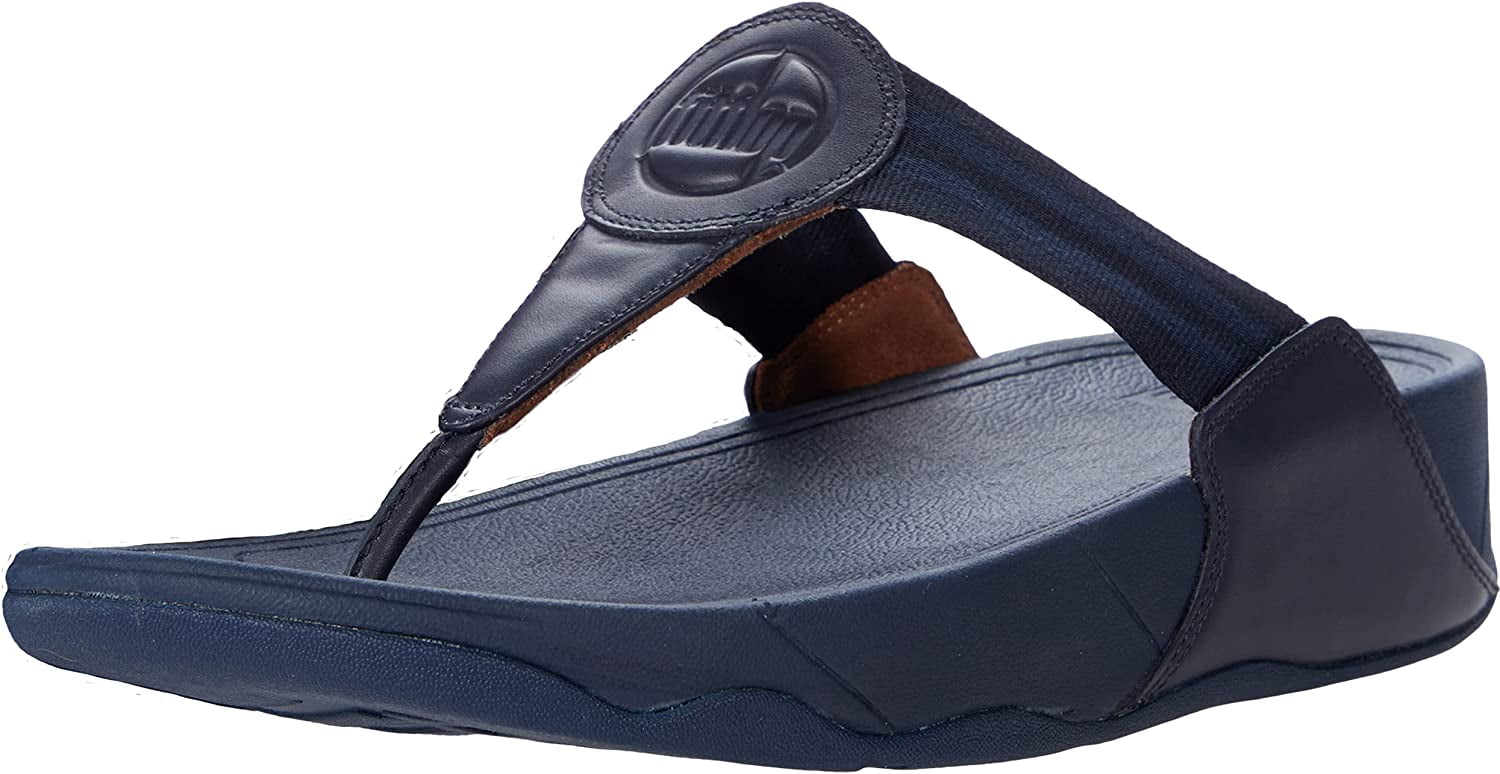 FitFlop Walkstar Toe-Post Sandals 8 Midnight Navy - Walmart.com